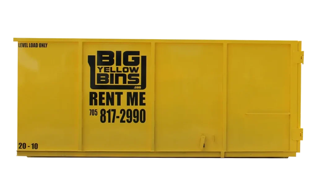 Dumpster Rentals in Barrie, Ontario - Big Yellow Bins